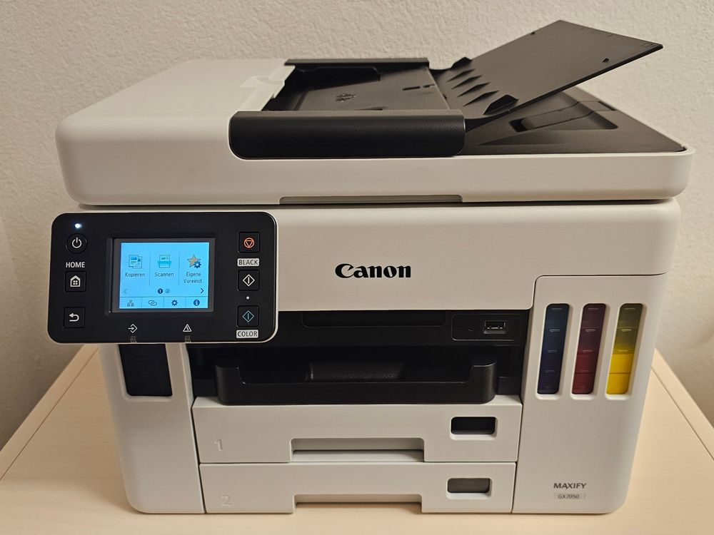 Canon MAXIFY GX7050 4in1 Multifunktionsdrucker MegaTank (Gebraucht) in ...