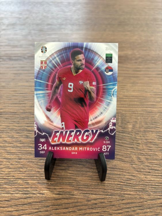 Topps Euro 2024 Energy Mitrovic (Neu und originalverpackt) in ...