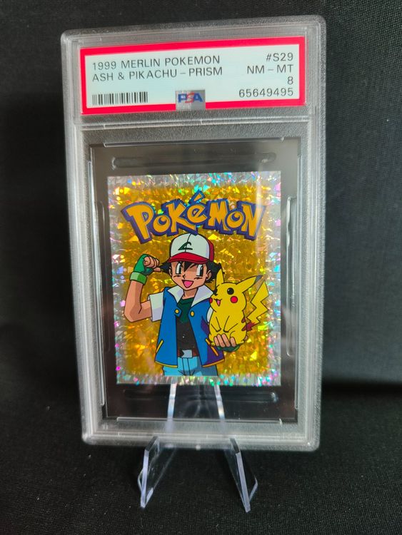 1999 Merlin Pokemon #S29 Ash & Pikachu - Prism PSA 8 (7) | Kaufen auf ...