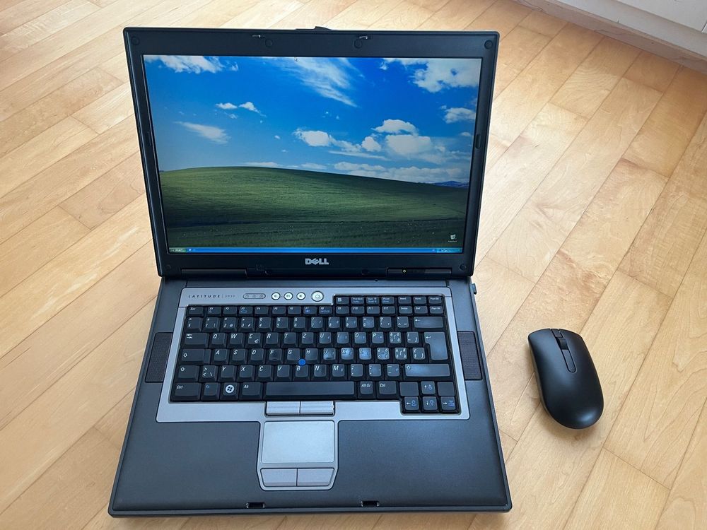 Tolles Set: Retro-Laptop DELL LATITUDE D830 / Windows XP | Kaufen auf ...