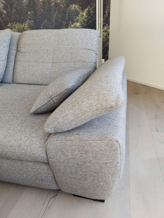 Sofa Couch Polstergruppe grau L-Form XORA | Kaufen auf Ricardo