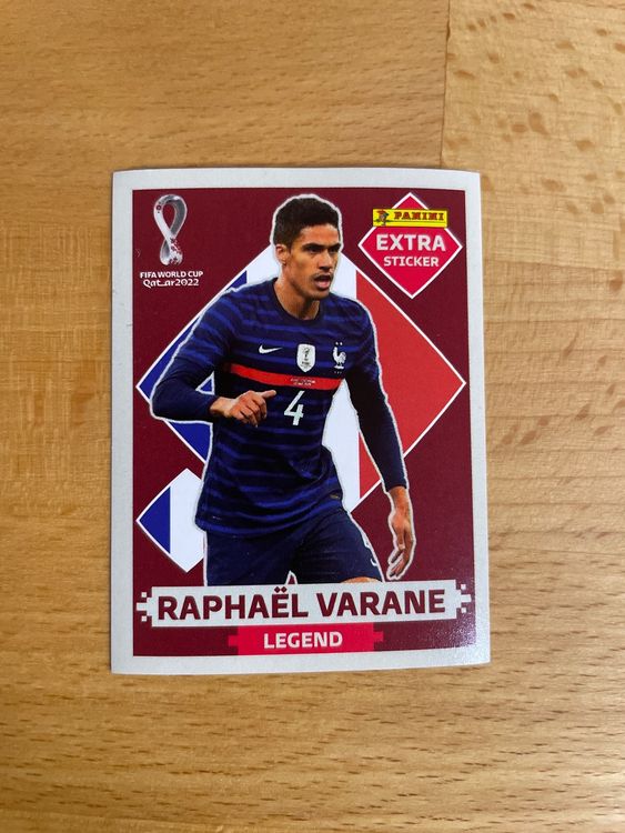Panini WM 2022 Katar Extra Sticker Raphaël Varane | Kaufen auf Ricardo