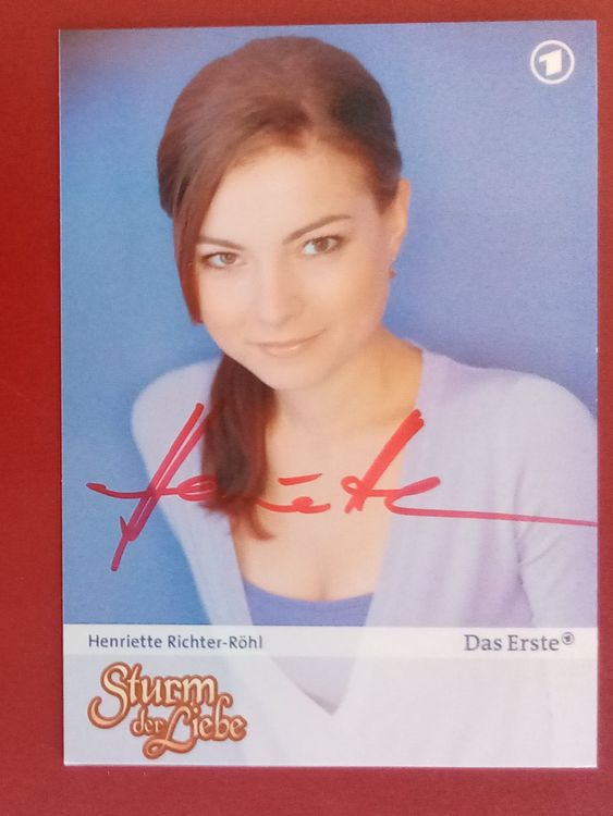 Henriette Richter-Röhl Autogramm Fotopostkarte 10x15cm | Kaufen auf Ricardo