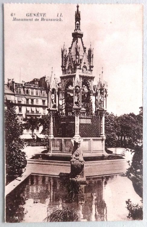 Genève - Monument Brunswick (Gebraucht) in Fétigny für CHF 1 – mit Lieferung auf Ricardo kaufen