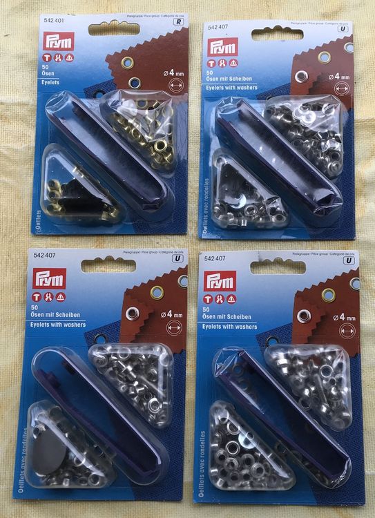 LOT PRYM ÖSEN 5MM NEU UND ORIGINALVERPACKT | Kaufen auf Ricardo
