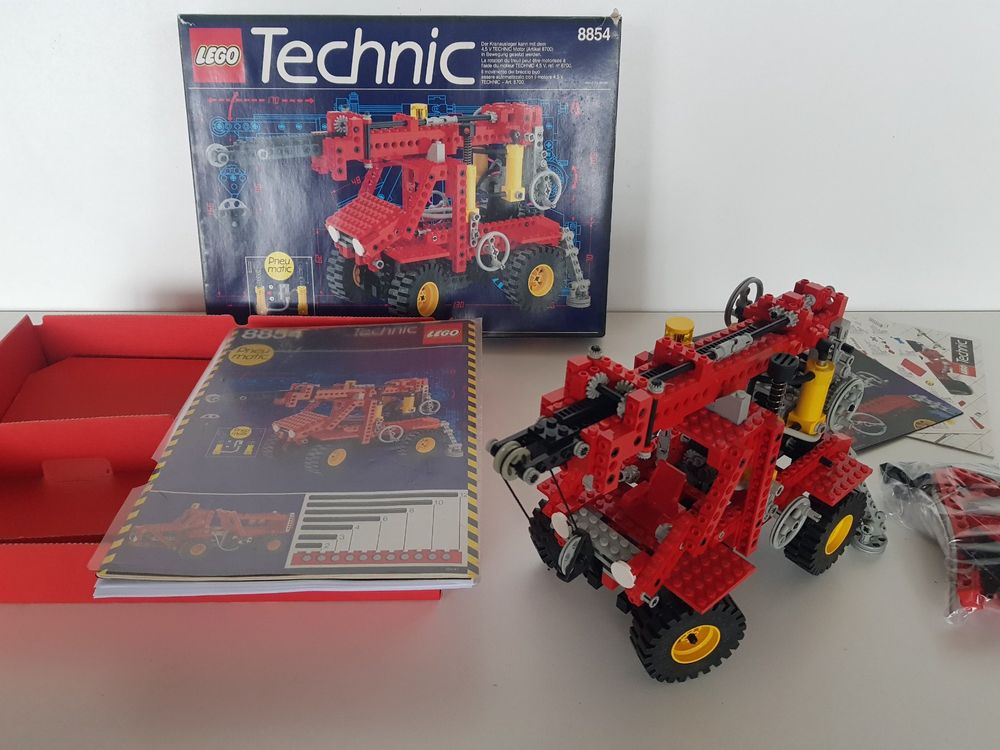 Lego 8854 Technic Power Crane Baukran Komplett - Top | Kaufen auf Ricardo