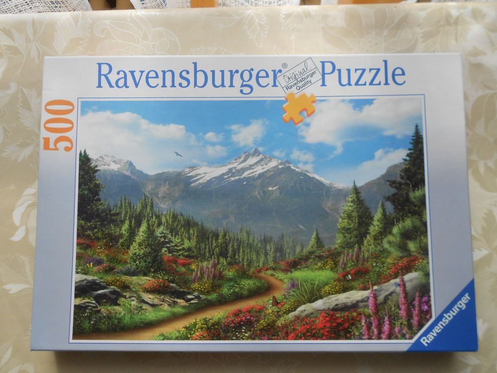 Puzzle 500 Teile - Ravensburger- Bergidylle | Kaufen auf Ricardo