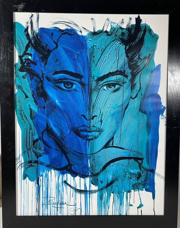 Rolf KNIE (1949) Grosses Lithographie handsigniert | Kaufen auf Ricardo