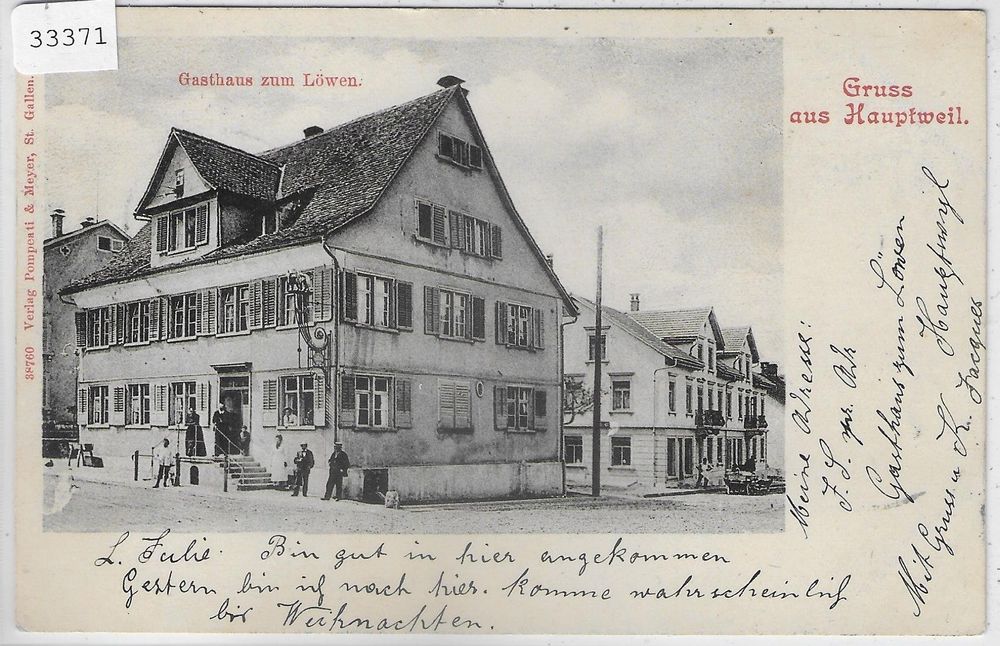Gruss aus Hauptwil - Gasthaus zum Löwen (Gebraucht) in Ettingen für CHF 45 – mit Lieferung auf ...
