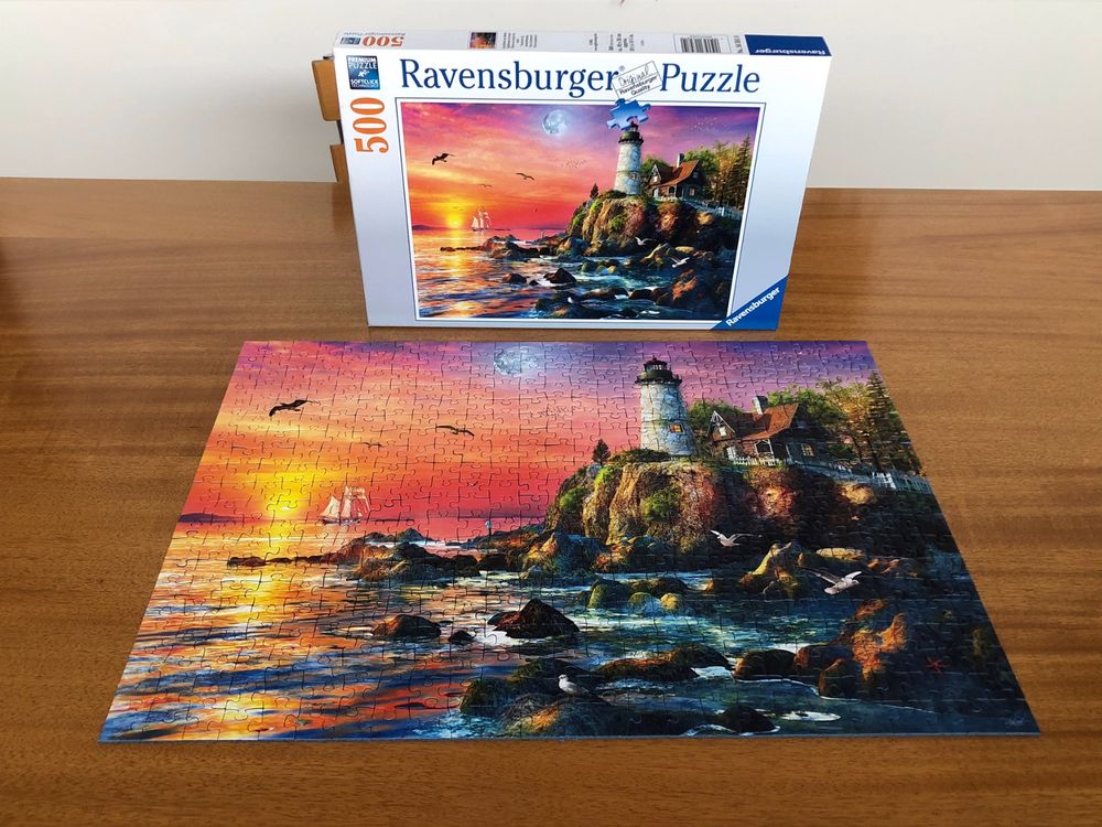 Ravensburger Puzzle Leuchtturm: 500 Stücke: Vollständig | Kaufen auf Ricardo