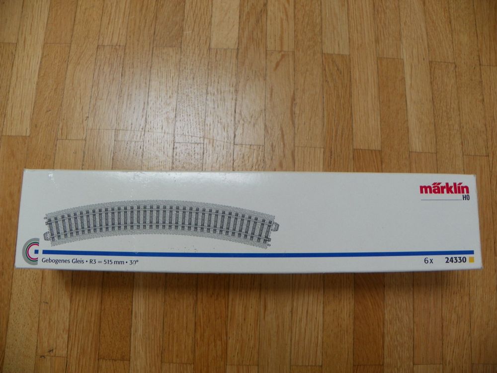 Märklin 24330 Gebogenes C-Gleis R3=515mm 30 Grad in OVP (Gebraucht) in ...