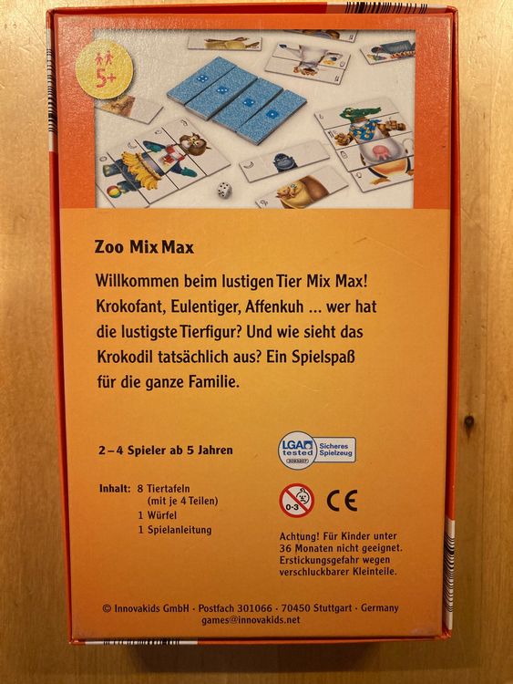 Mix Max Zoo (Gebraucht) in Schaffhausen für CHF 3 – mit Lieferung auf ...