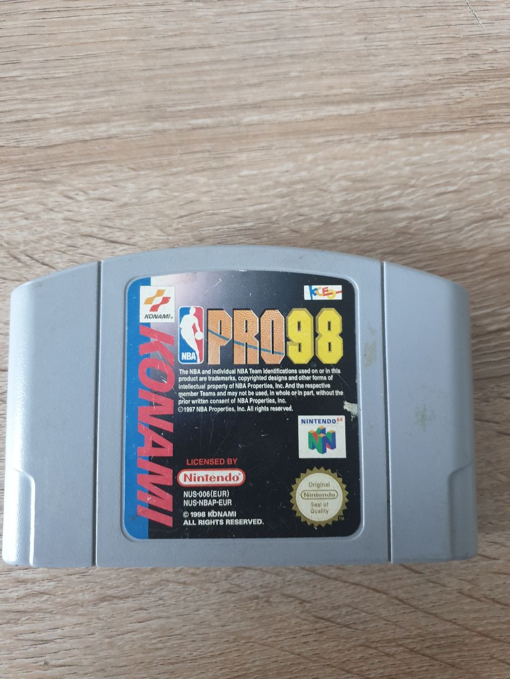 Jeu Nintendo 64 NBA Pro 98 (Konami) (D'occasion) à Travers pour CHF 6 ...