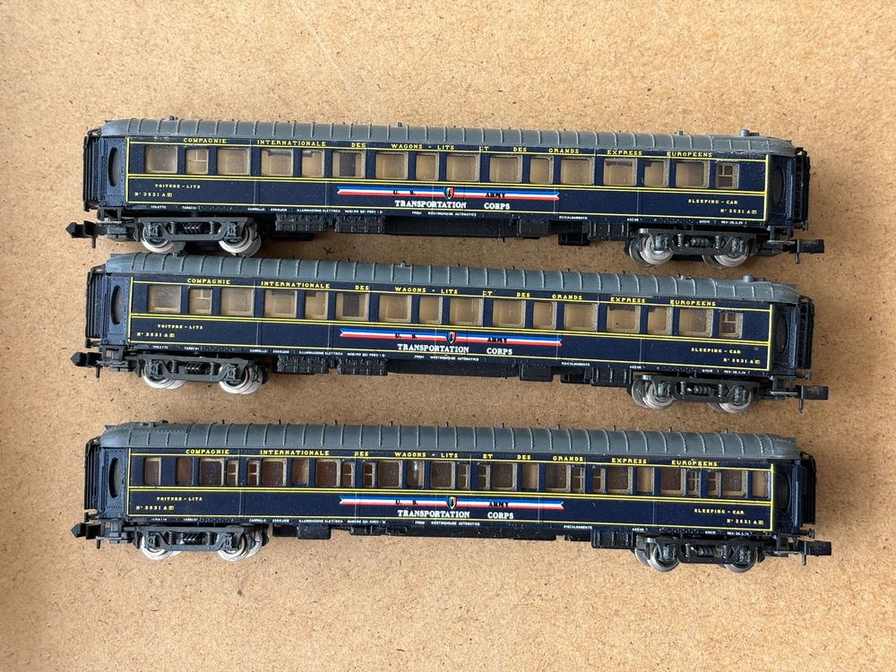 3x Rivarossi Personenwagen Pullman C.I.W.L US Army (Gebraucht) in Hauterive NE für CHF 59 – mit ...