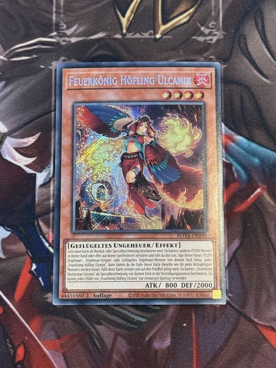 Feuerkönig Höfling Ulcanix (V.1 - Secret Rare) | Kaufen auf Ricardo