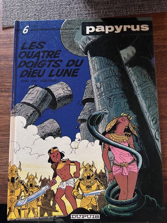 BD Papyrus n° 6 Les quatre doigts du dieu lune (Gebraucht) in Farvagny ...