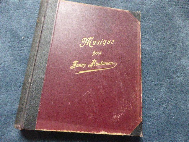 Musique pour Fanny Kaufmann,Jugendstil,Berlin,Noten,Künstler (Gebraucht ...