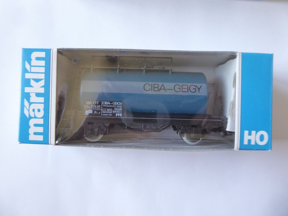 Märklin H0 Sondermodell SBB Güterwagen CIBA-GEIGY (Gebraucht) in ...