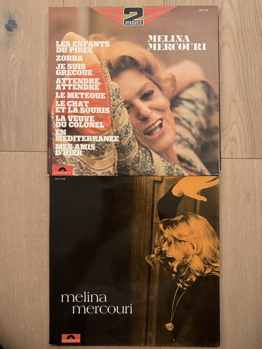 Melina Mercouri - Lot de 2 Vinyles Originaux, Rare! (D'occasion) à ...