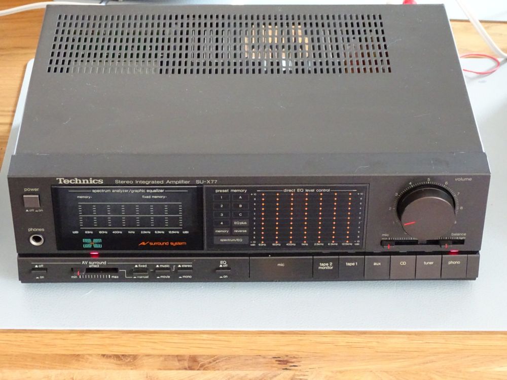 Technics Vollverstärker SU-X77 (Gebraucht) in Hirzel für CHF 39 – mit Lieferung auf Ricardo kaufen