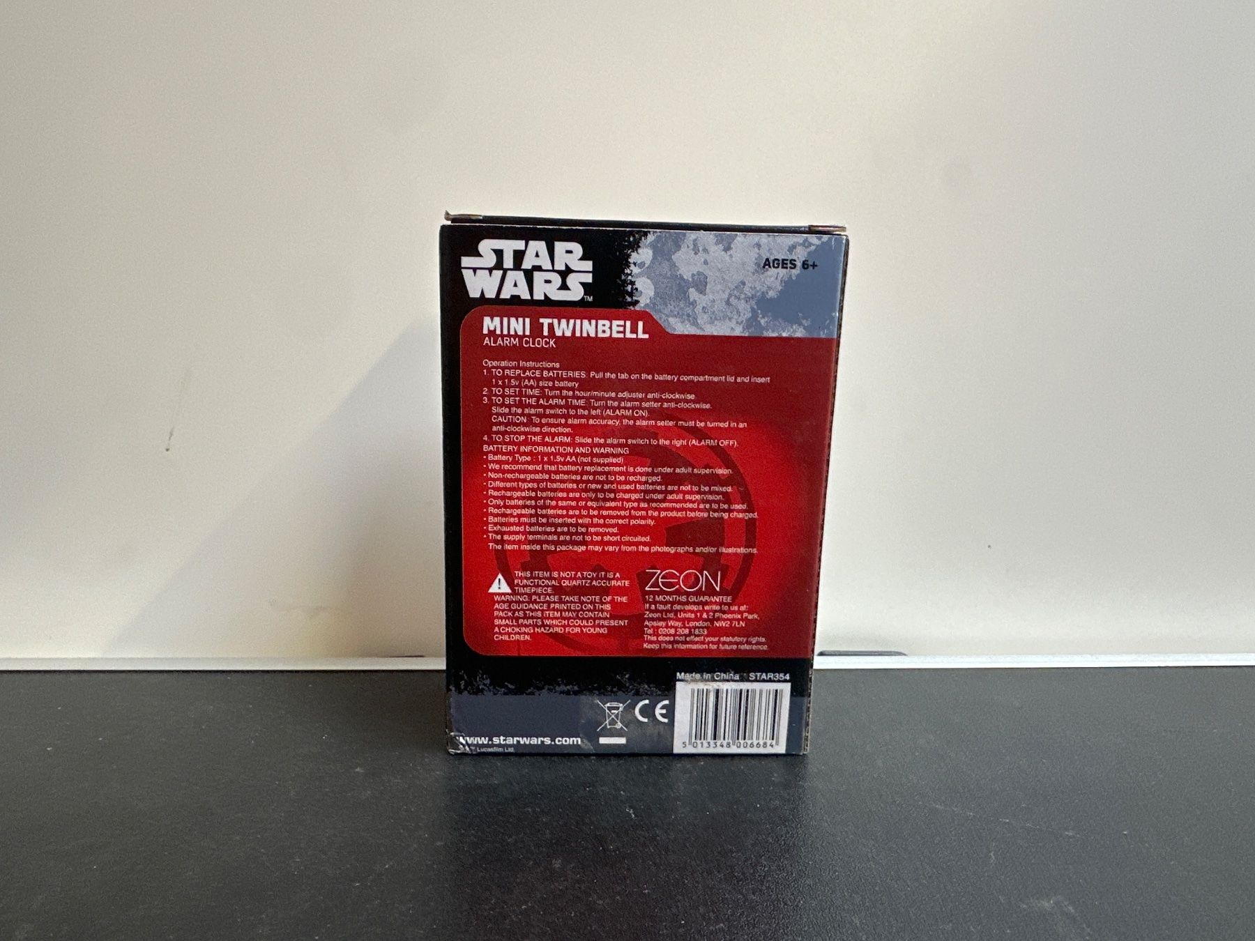 Neu Kinderwecker Star Wars von Disney (1x) (Neu (gemäss Beschreibung ...