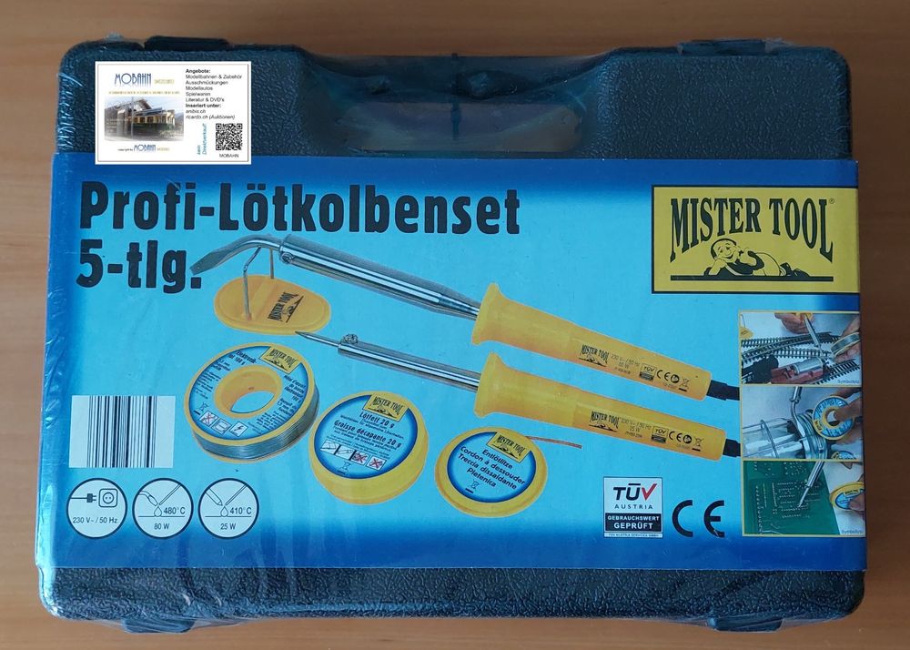 MISTER TOOL - Profi-Lötkolbenset 5-teilig - TÜV-geprüft (Neu und ...
