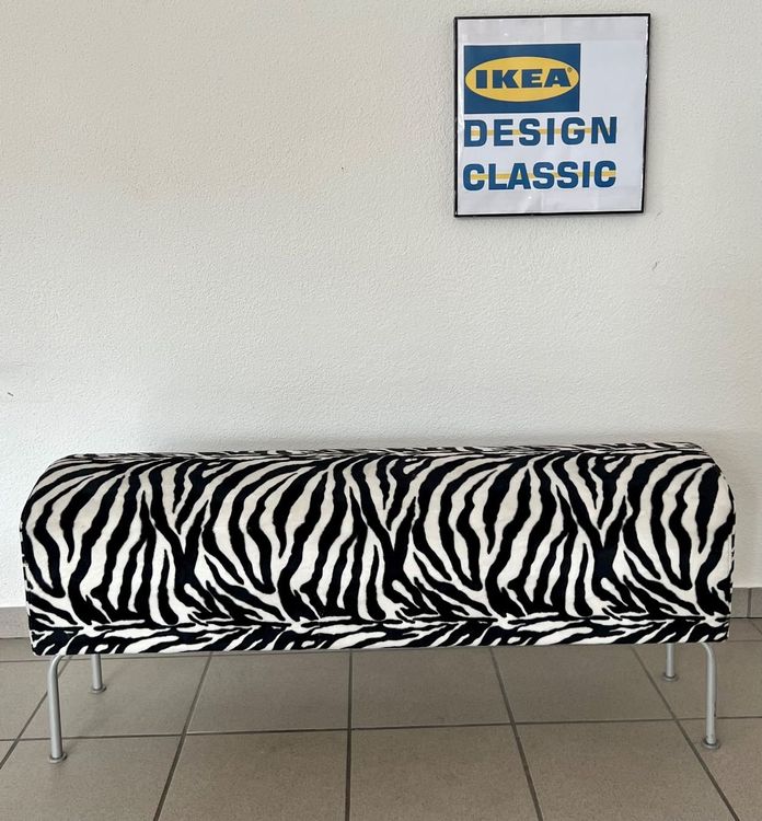 Ikea Classic 2000s Bench, Pastill Zebra Bank Hocker Sitzbank (Gebraucht ...