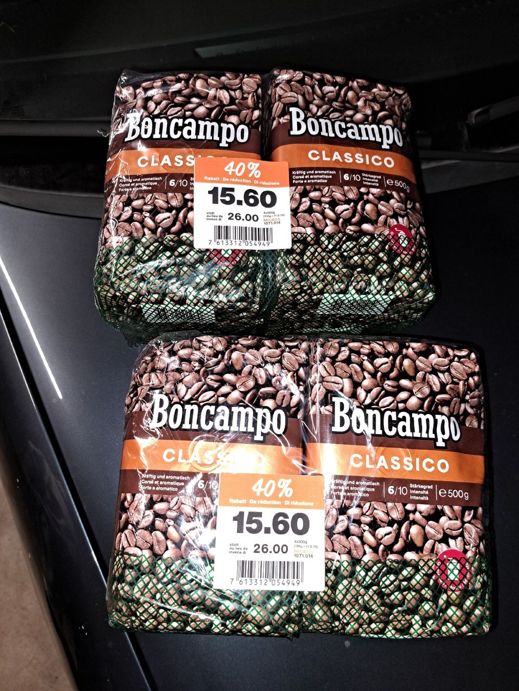 Café Boncampo Classico (Neuf avec emballage d'origine) à Cointrin pour ...