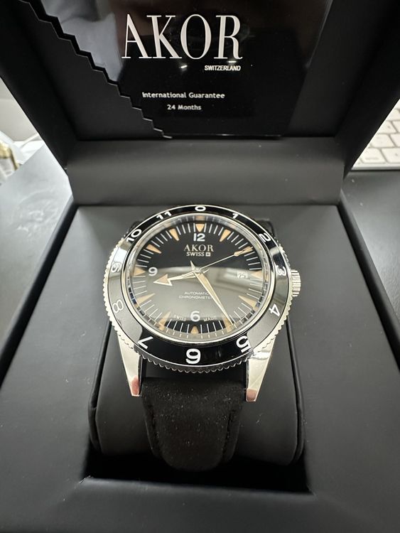 AKOR Ws Explorer Black Swiss Made Neuf Full Set (Neuf avec emballage d ...