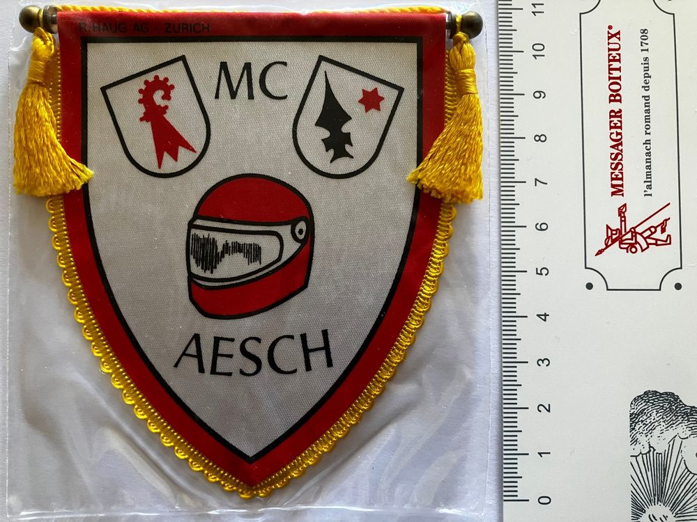 Vintage Fanion/Wimpel MC AESCH (Neu und originalverpackt) in Gland für ...
