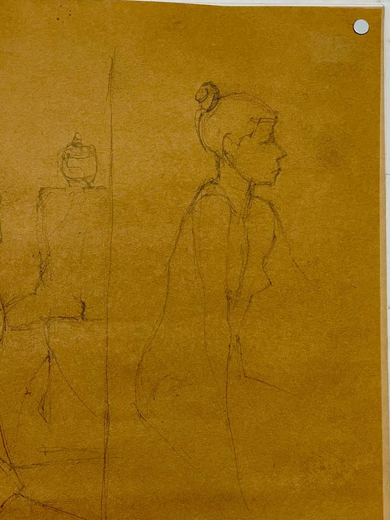 sehr Schöne Damen Akt Zeichnung Unleserlich Signiert | Kaufen auf Ricardo