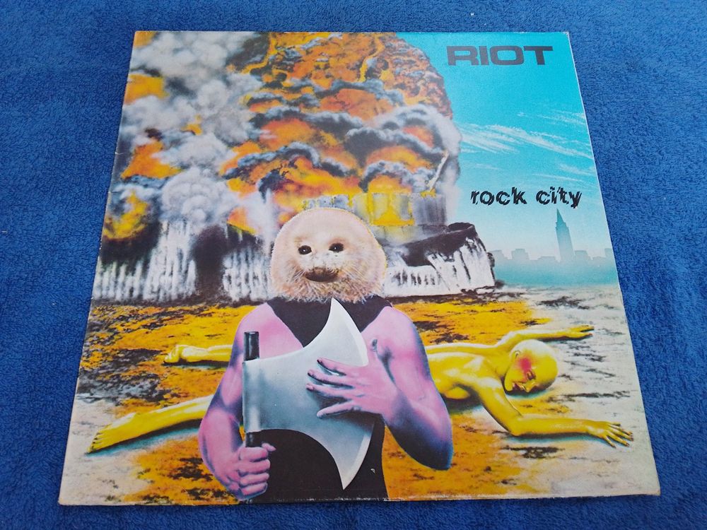 RIOT - rock city 12" HARDROCK 1977 first press ARIOLA | Kaufen auf Ricardo