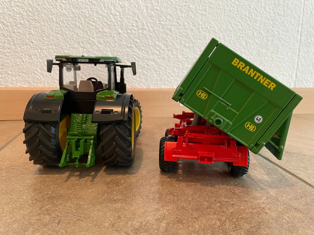 SIKU John Deere 8R370 / Brantner Stabilator (Neu und originalverpackt ...