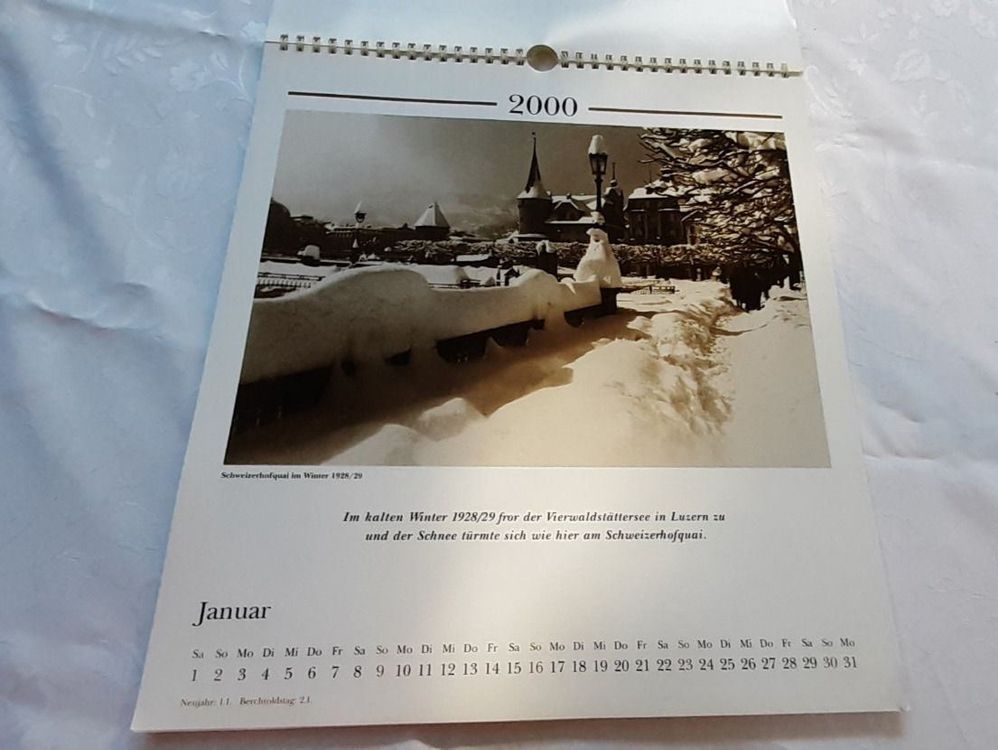 Kalender 2000 Luzern Alte Ansichten (Gebraucht) in Gurtnellen für CHF 4 ...