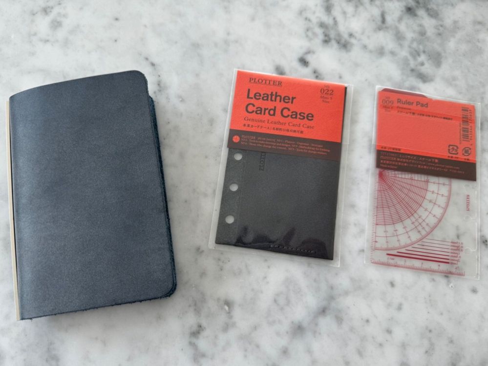 Plotter Mini 5 Leder Notizbuch - Nachfüllbar - Made in Japan (Neu und ...