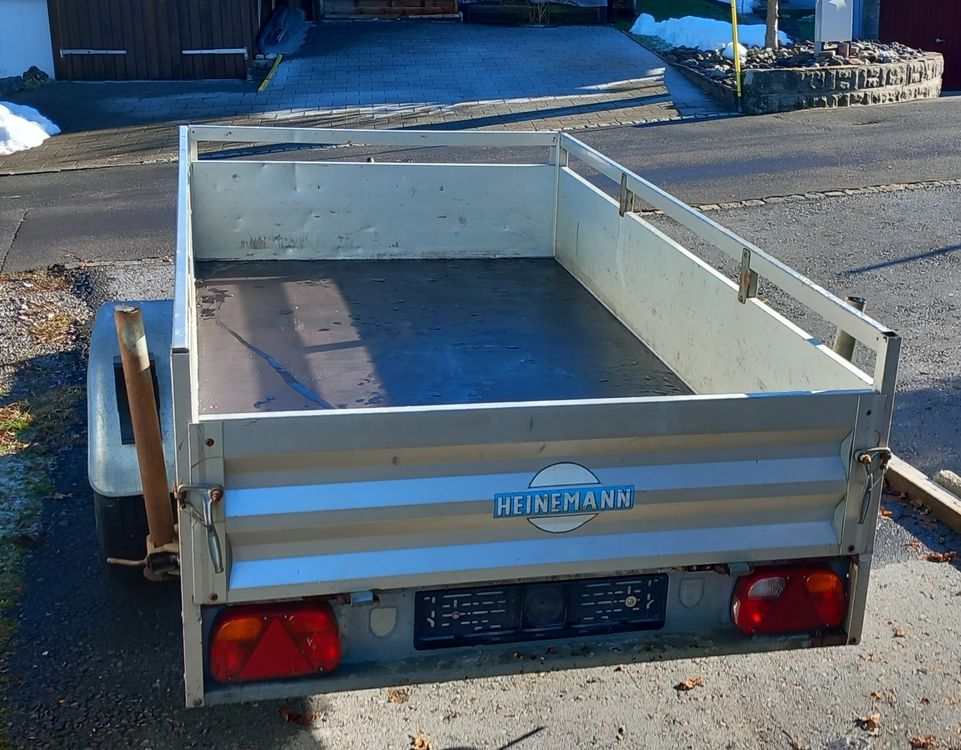 Heinemann 1200 Kg. Sachentransportanhänger ab MFK (Gebraucht) in ...