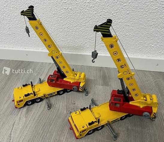 2x Siku Kran Baukran Mobilkran Kranwagen Teleskop (Gebraucht) in Baar ...