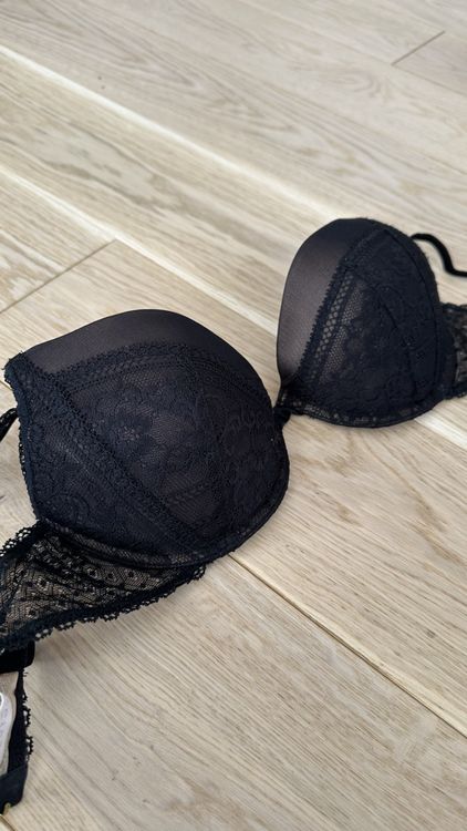 Stella McCartney Black Lace Bra 75B (Neu (gemäss Beschreibung)) in ...