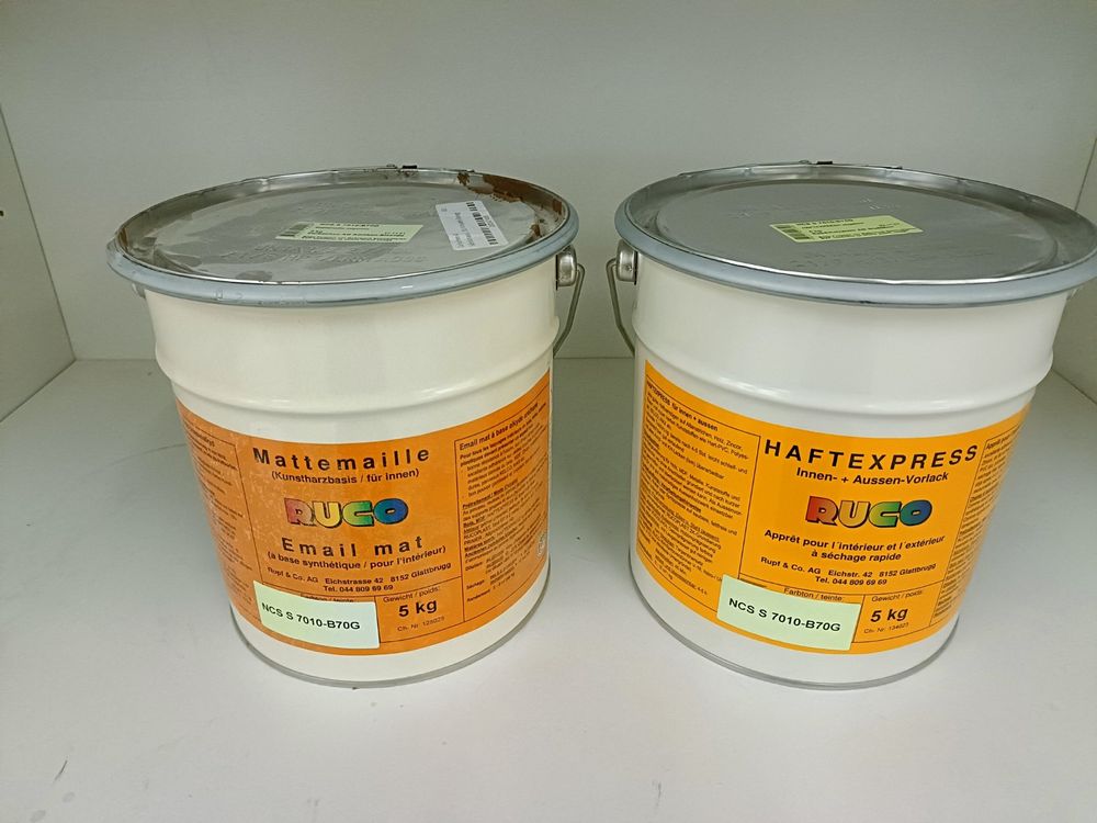 Kunstharzfarbe Haftexpress und Mattemaille (ca. 10Stk.) | Kaufen auf ...