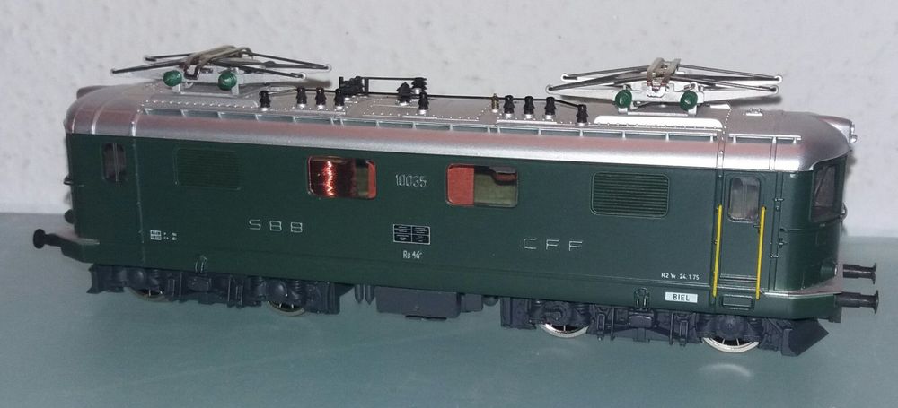 HAG 220 E-Lok Re 4/4I SBB H0 WS Analog (Gebraucht) in Giebenach für CHF 119 – mit Lieferung auf ...