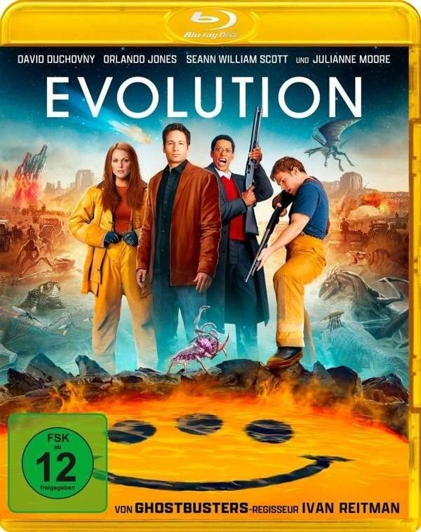 Evolution (2001) Ivan Reitman/David Duchovny/Julianne Moore (Neu ...