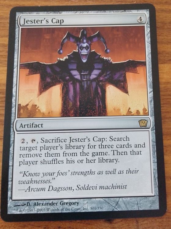Magic the Gathering Karte Jesters Cap Oversized 10,7 x 14,8 (Gebraucht ...
