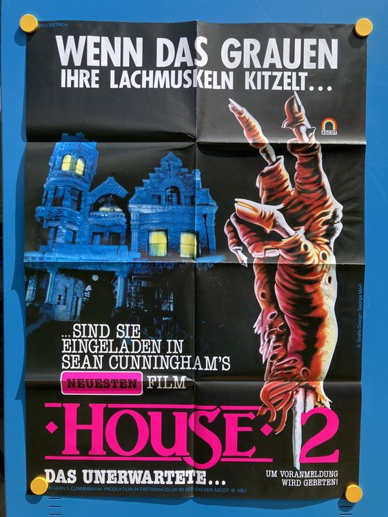 HOUSE 2 ORIGINAL FILMPOSTER A1 1987 RAR VINTAGE (Neu und originalverpackt) in Lausen für CHF 18 ...