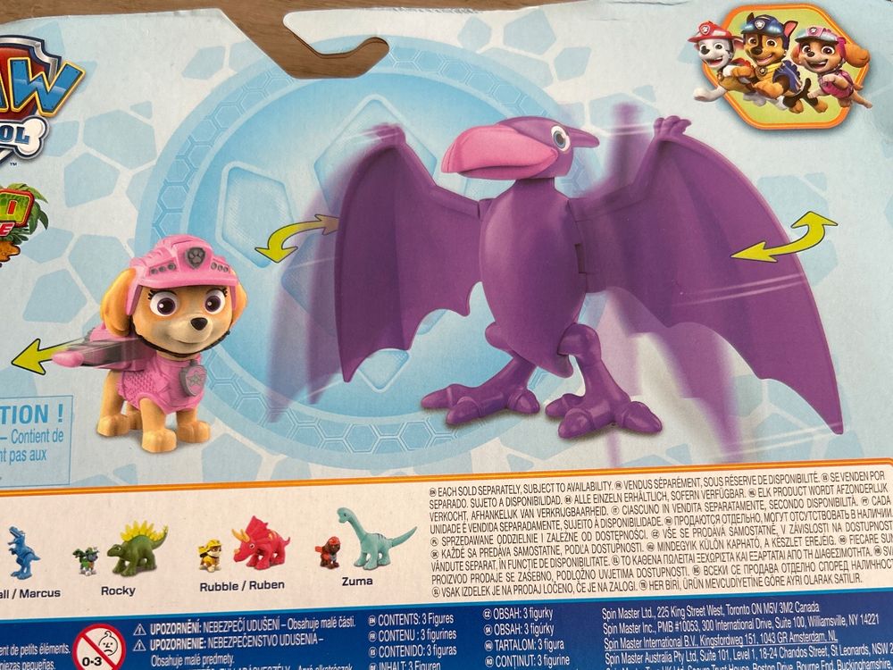 Paw Patrol Dino Rescue Skye und Pterodactyl, Neu! (Neu und ...