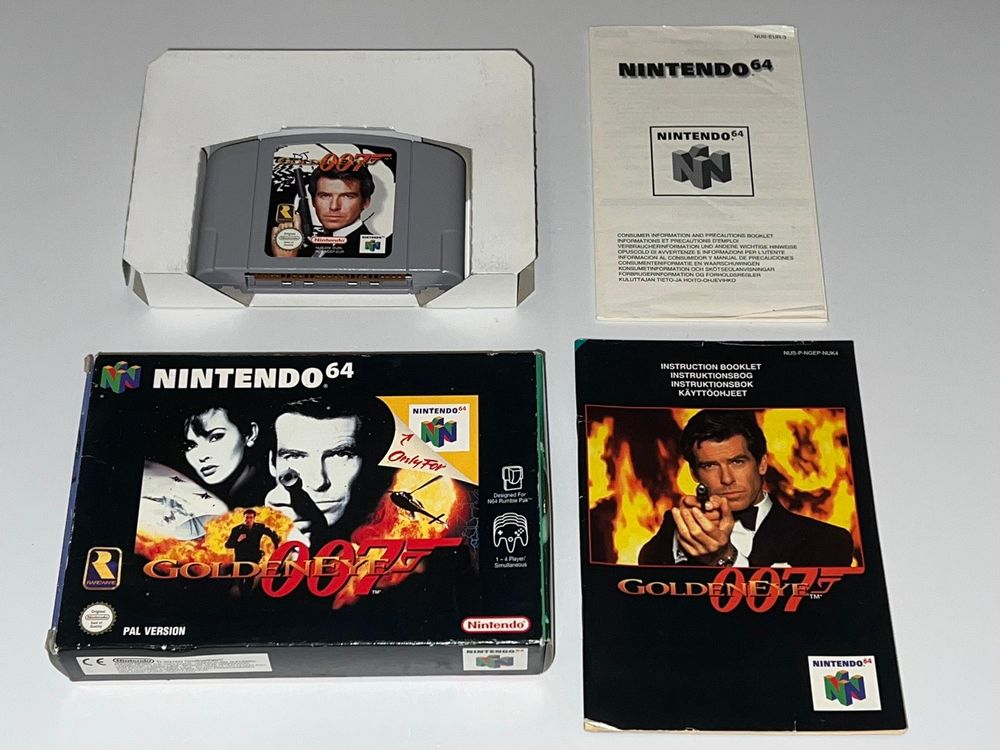 Nintendo 64 (N64) - James Bond: GoldenEye 007 (OVP) [EN] (Gebraucht) in ...