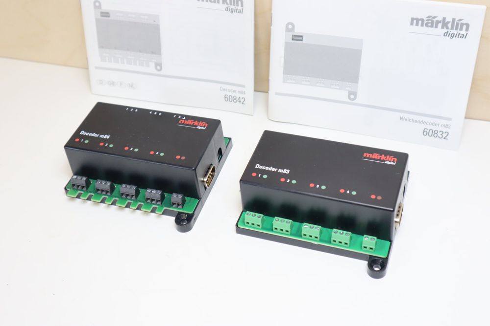 Märklin Weichendecoder m84 + Decoder m83 - 60842 / 60832 (Gebraucht) in ...