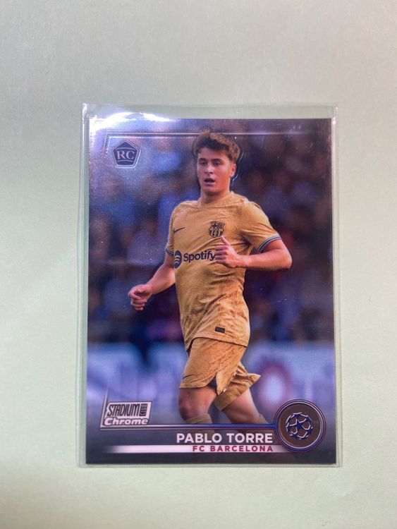 TOPPS Fussballkarte Pablo Torre, FC Barcelona, UCL, 32 (Neu (gemäss Beschreibung)) in ...