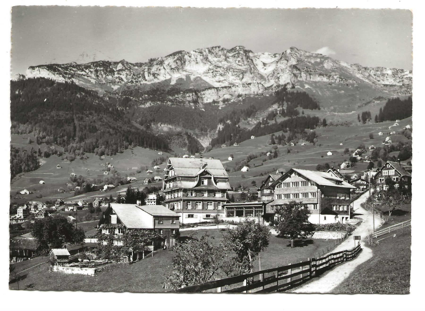 Amden (SG) Kurhaus Bergruh - Mattstock - echt Foto-AK - 1958 (Gebraucht ...