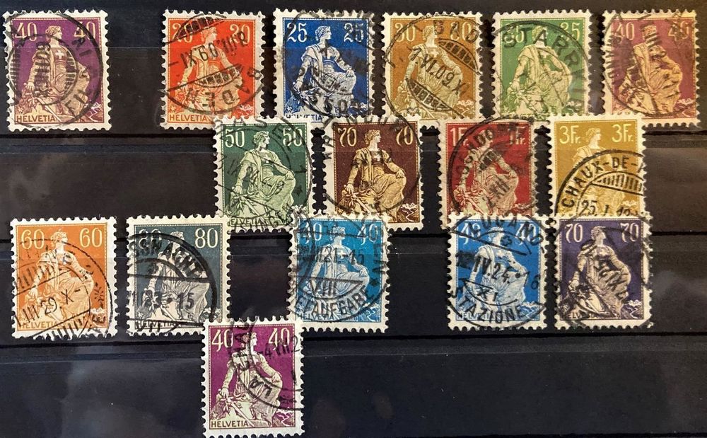 1908-1925 alle Helvetia mit Schwert, TOP, SBK 170 Fr. | Kaufen auf Ricardo