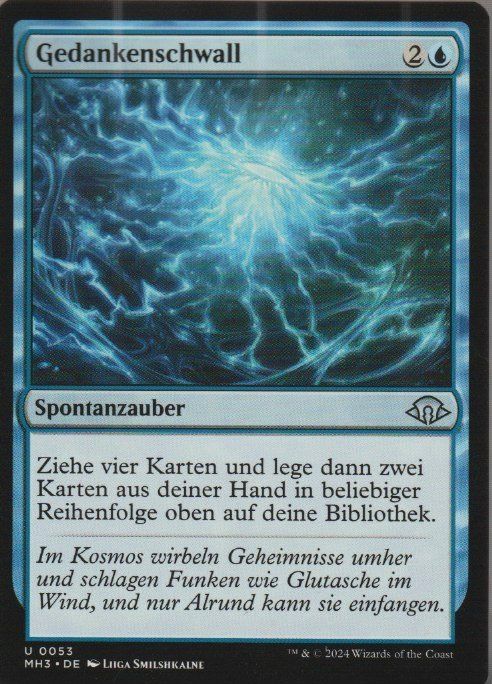 TCG Magic The Gathering MTG MH3 0053 Gedankenschwall (Neu (gemäss ...